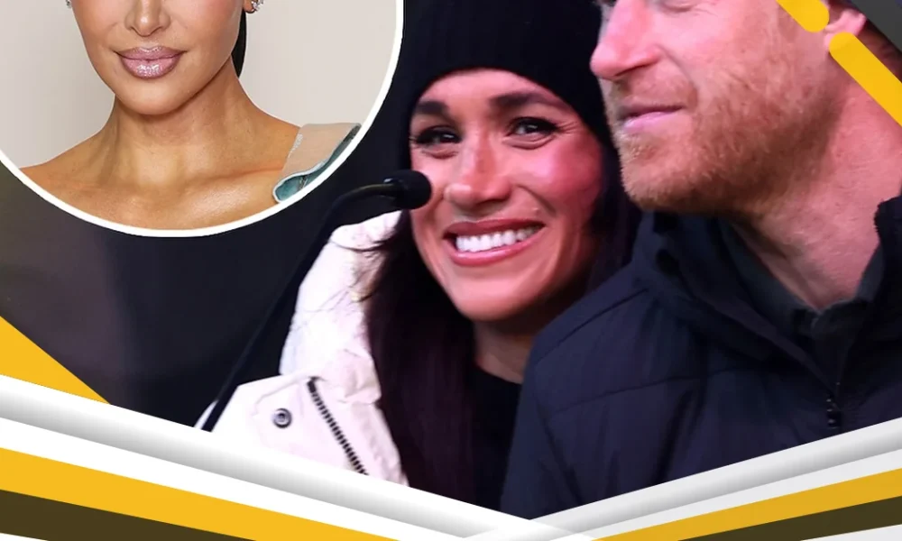 Fotos de Kim Kardashian derrotando a Meghan Markle y al Prín